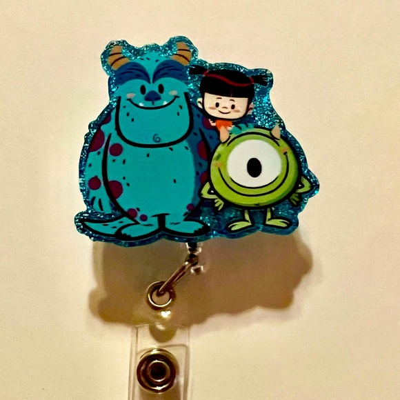 jds 24 shop | Other | New Acrylic Design Retractable Badge Reel Clips ...